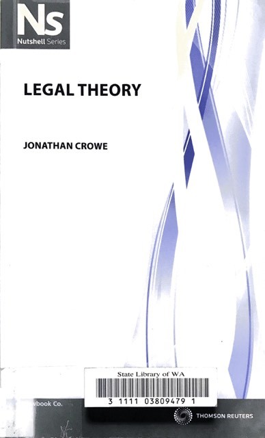 Legal Theory by Jonathan Crowe | Goodreads
