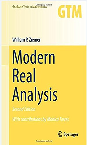 Modern Real Analysis by William P. Ziemer | Goodreads