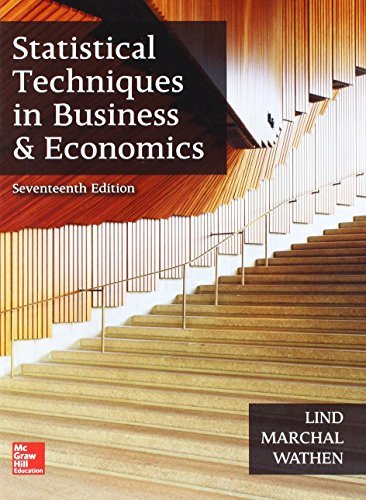 Statistical Techniques in Business & Economics [with Connect Access ...