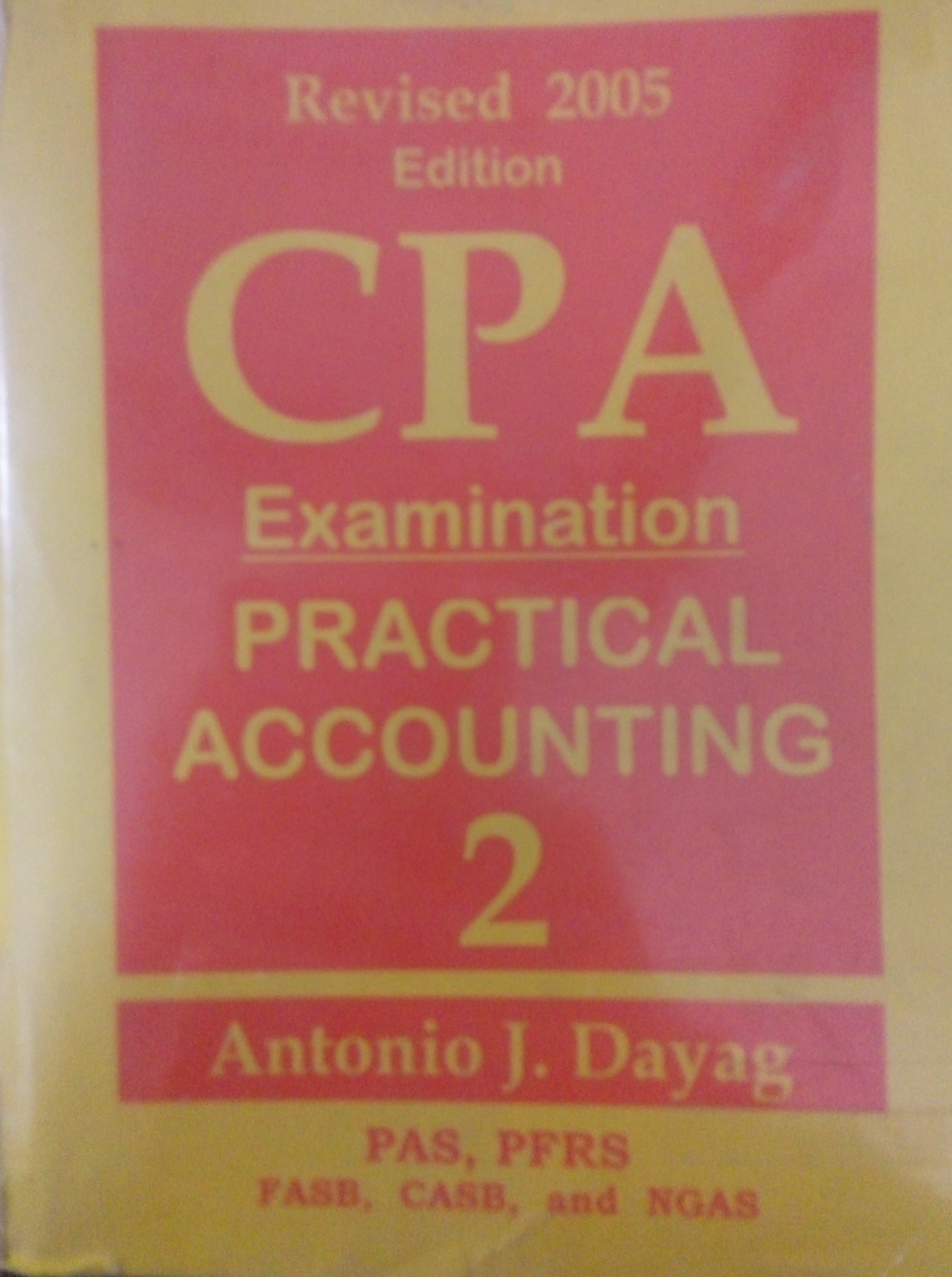 CPA Examination Practical Accounting 2 by Antonio J. Dayag | Goodreads