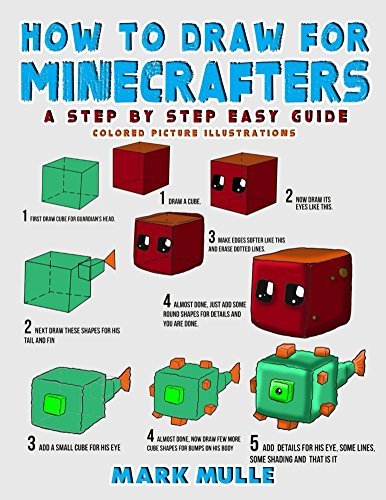 How to Draw for Minecrafters: A Step by Step Easy Guide - Colored ...