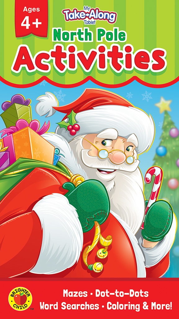 My Take-Along Tablet North Pole Activities—Holiday Activity Book With ...