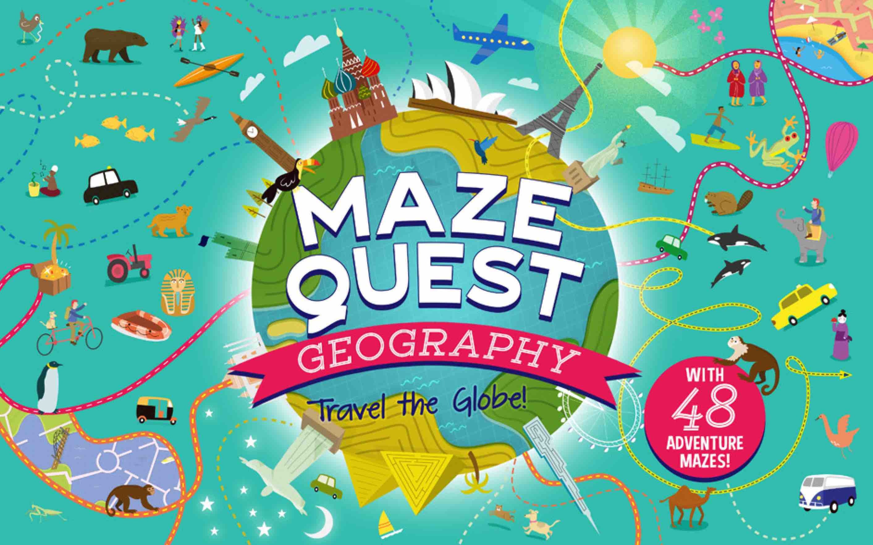 Maze Quest Geography: Travel the Globe! by Anna Brett | Goodreads