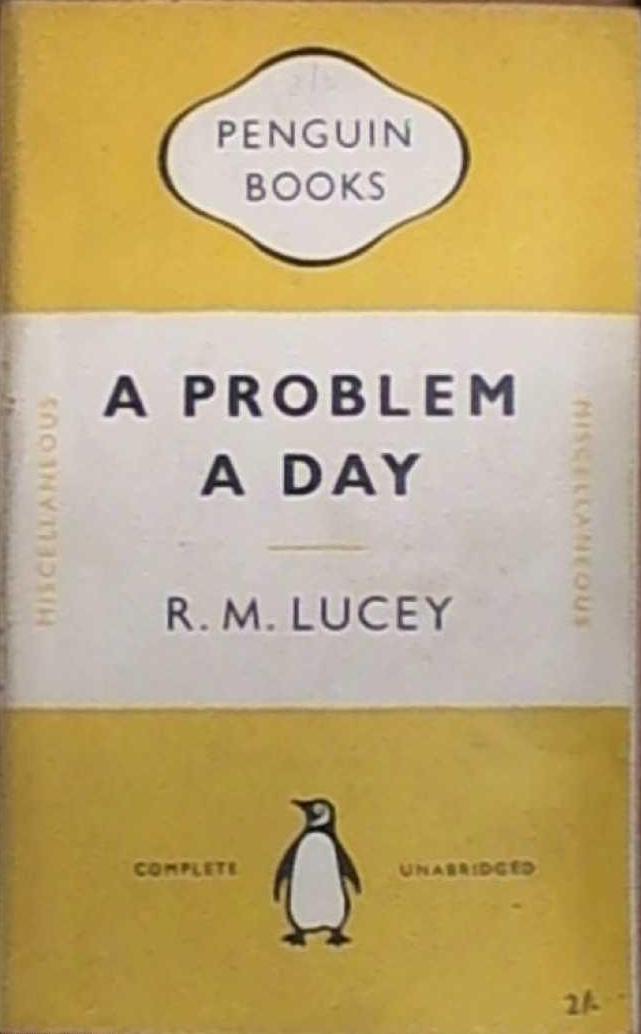 A Problem A Day by R.M. Lucey | Goodreads