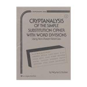 Cryptanalysis of the Simple Substitution Cipher With Word Divisions ...