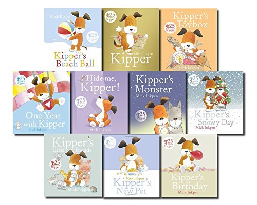 Kipper Collection 10 Books Set in a Bag Children Gift Pack by Mick ...