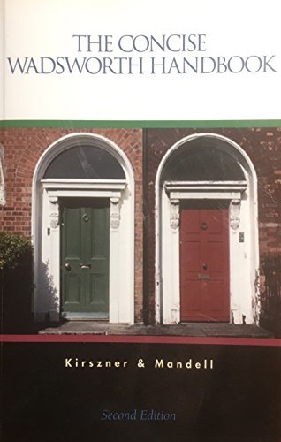 The Concise Wadsworth Handbook (Second Edition) by Kirszner & Mandell ...