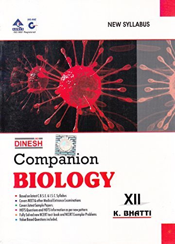 Dinesh Companion Biology - Class 12 (2018-2019 Session) by K. Bhatti ...