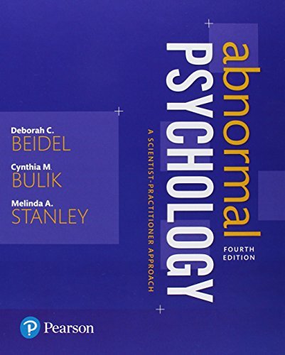 Abnormal Psychology: A Scientist-Practitioner Approach [with ...