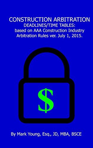 CONSTRUCTION ARBITRATION DEADLINES / TIME TABLES: based on AAA's ...