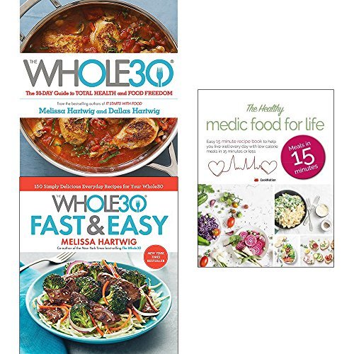 Whole 30 cookbook, fast and easy [hardcover] and healthy medic food for ...