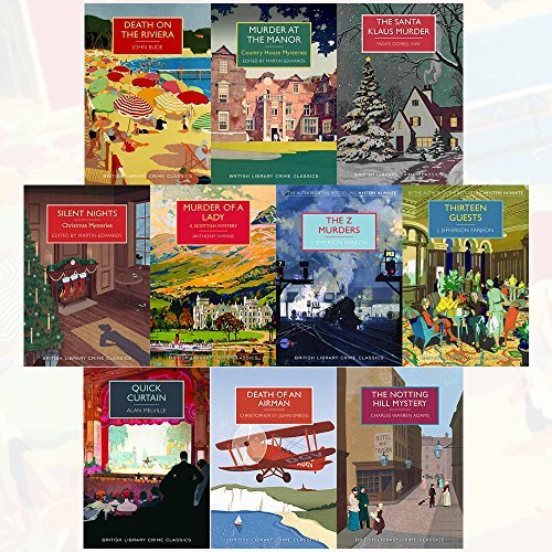 British Library Crime Classics collection 10 Books Set (Death on the ...