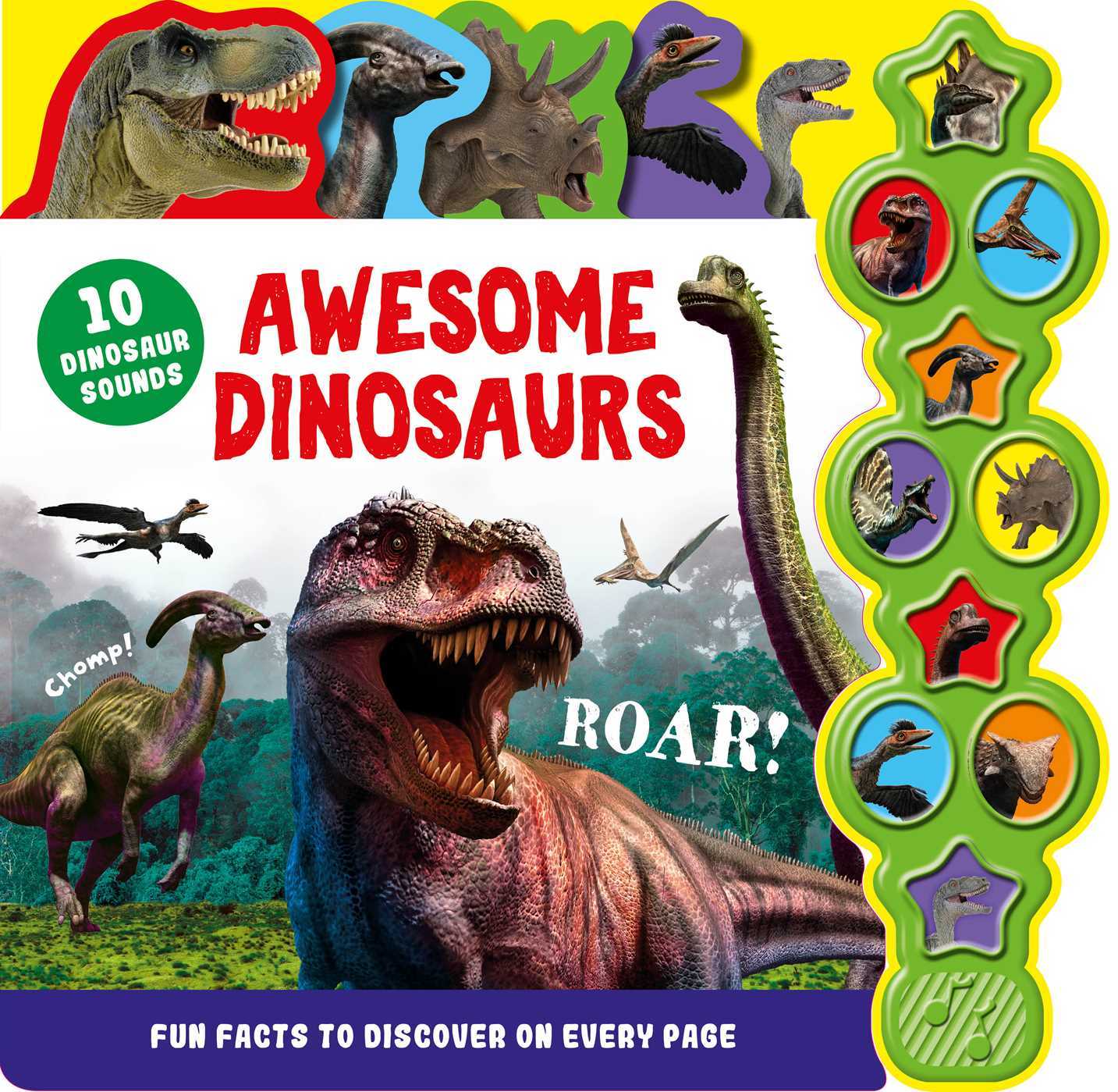 Awesome Dinosaurs: Interactive Children's Sound Book with 10 Buttons by ...