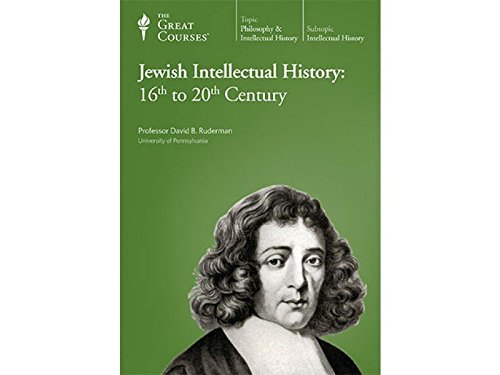 Jewish Intellectual History: 16th to 20th Century by David B. Ruderman ...