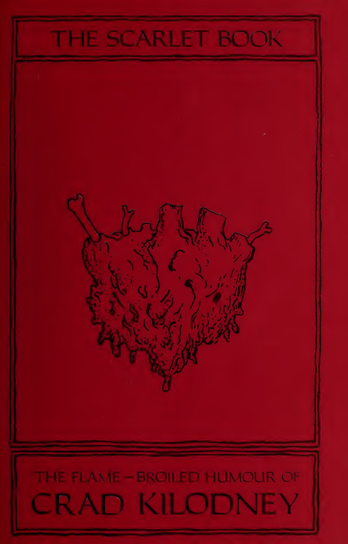 The Scarlet Book by Crad Kilodney | Goodreads