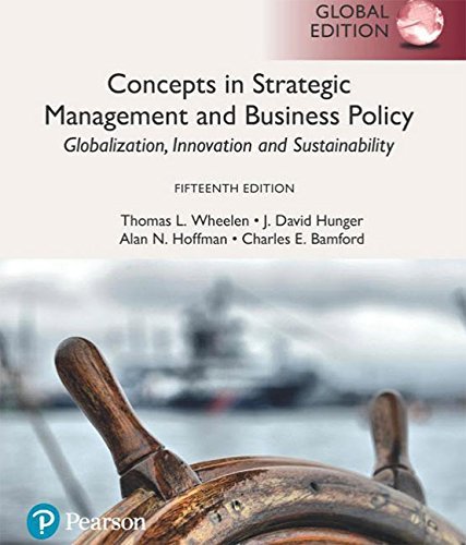 Concepts in Strategic Management and Business Policy: Globalization ...