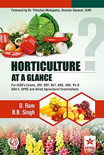 Horticulture At A Glance: For ICAR's Exams, JRF, SRF, NET, ARS, IARI, Ph.D by B B & D Ram Singh ...