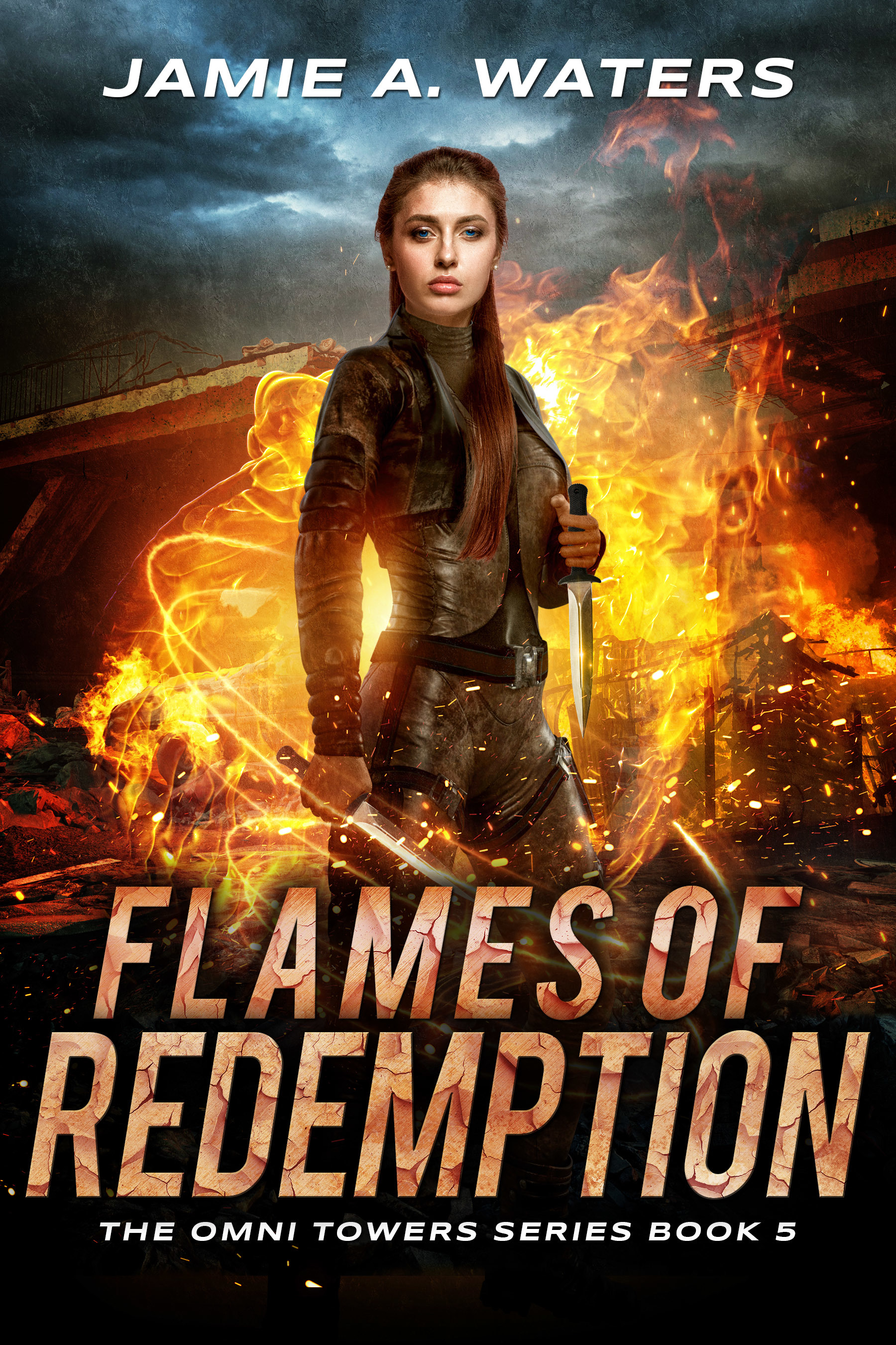 Flames of Redemption (The Omni Towers, #5) by Jamie A. Waters | Goodreads