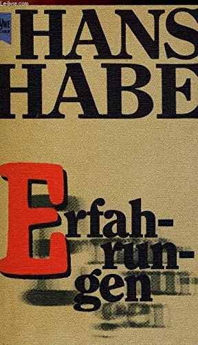 Erfahrungen by Hans Habe | Goodreads