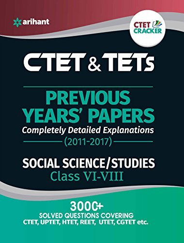 Ctet & Tets Previous Year' Solved Papers Social Sciences/Studies Class ...