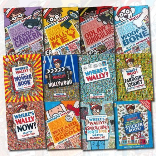 Where's Wally Collection Martin Handford 12 Books set (Where's Wally ...