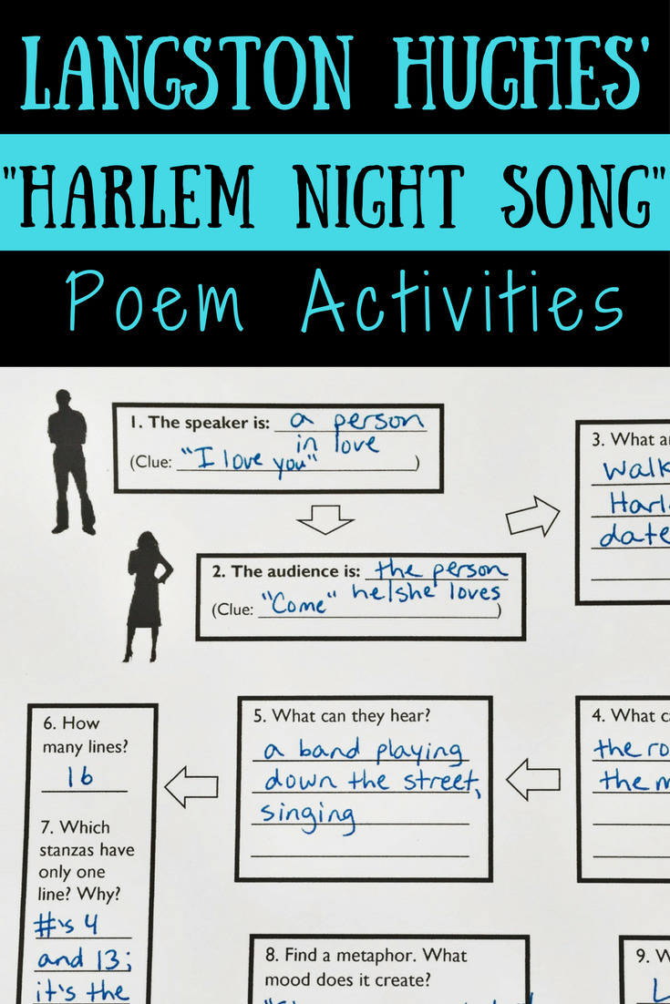 "Harlem Night Song" - Harlem Renaissance Poetry by Langston Hughes by ...