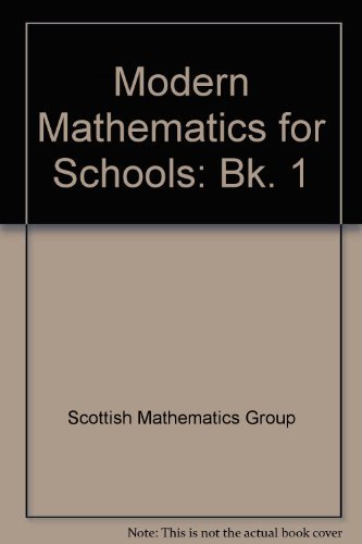 Modern Mathematics for Schools: Book 1: Pupil's Book by Scottish ...