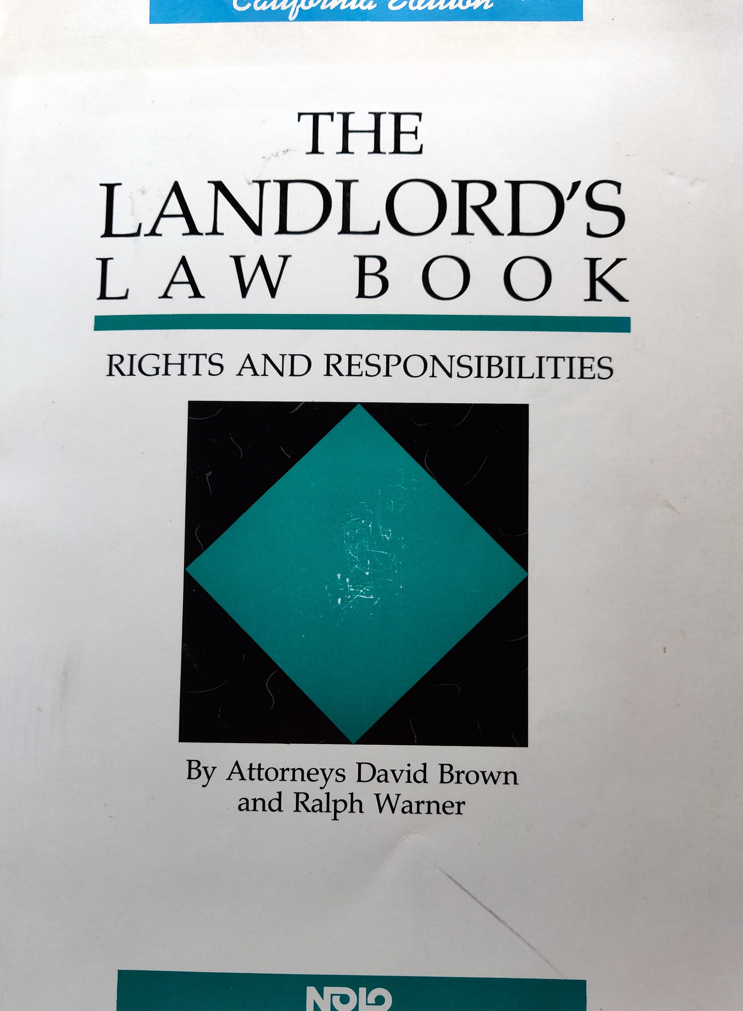 The Landlord's Law Book: Rights & Responsibilities by David Wayne Brown ...