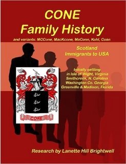 The CONE FAMILY HISTORY and its Variants such as MacCone, Kohn, Koen ...