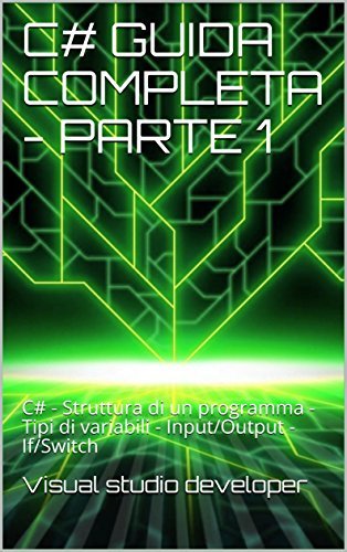 C# GUIDA COMPLETA - PARTE 1: C# - Struttura di un programma - Tipi di ...