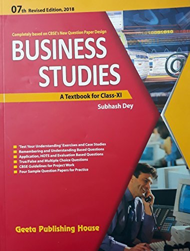 BUSINESS STUDIES A TEXTBOOK FOR CLASS-XI by Subhash Dey | Goodreads
