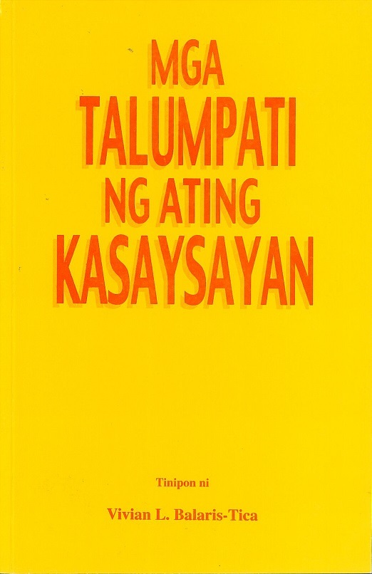 Mga Talumpati ng Ating Kasaysayan by Vivian L. Balaris-Tica | Goodreads