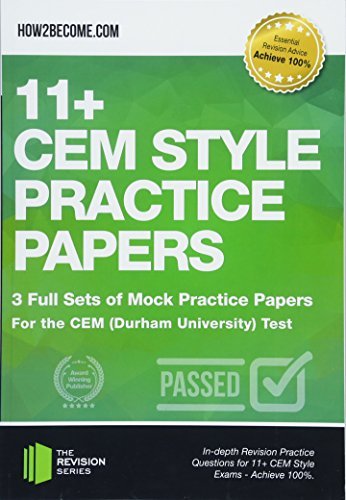 11+ CEM Style Practice Papers: 3 Full Sets of Mock Practice Papers for ...
