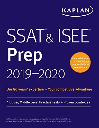 SSAT & ISEE Prep 2019-2020: 4 Upper/Middle Level Practice Tests ...