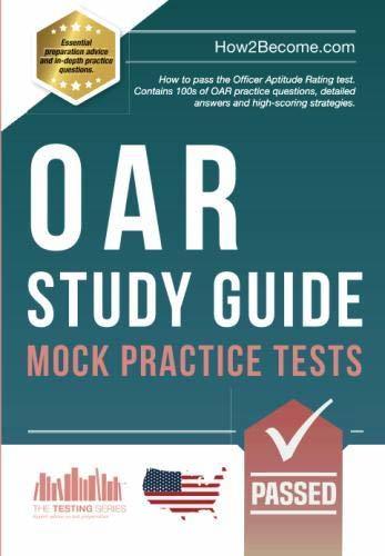 OAR Study Guide Mock Practice Tests: How to pass the Officer Aptitude ...
