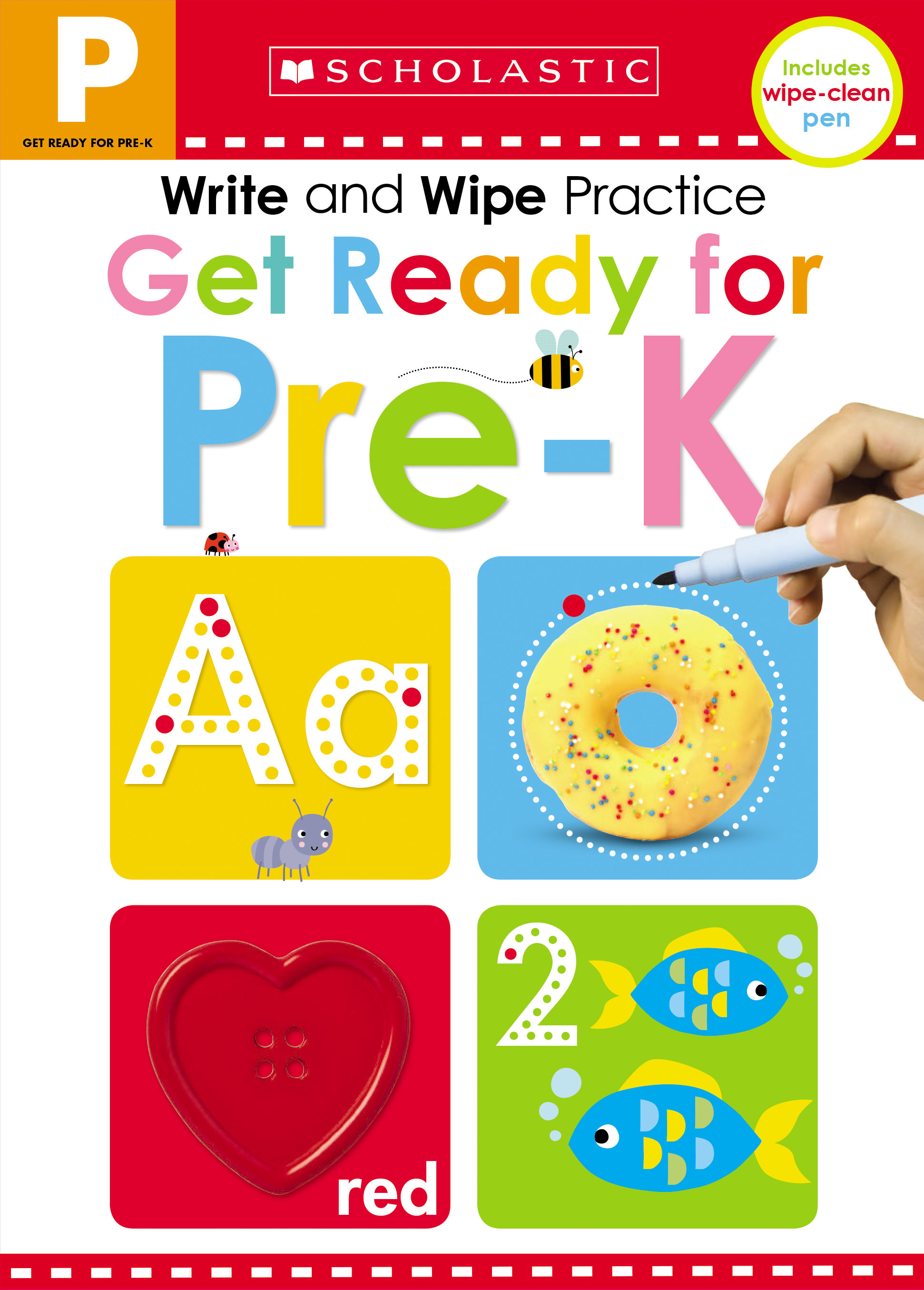 Get Ready for Pre-K Write and Wipe Practice: Scholastic Early Learners ...