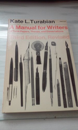 Manual for Writers by Kate L. Turabian | Goodreads