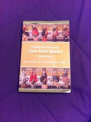 Samford University Core Text Reader Vol. 1 by Rosemary Mims Fisk ...