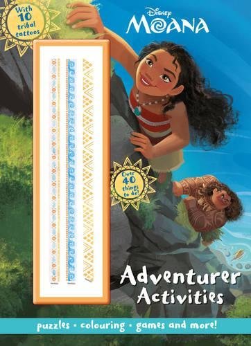 Disney Moana Adventurer Activities with 10 Tribal Tattoos by Parragon ...
