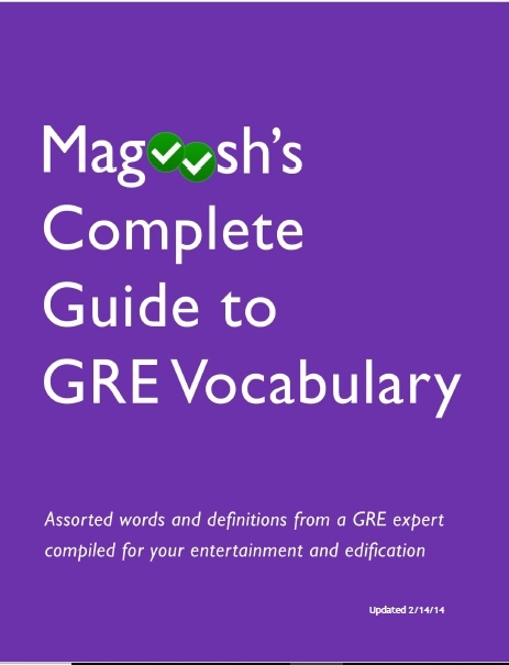 Magoosh's Complete guide to GRE Vocabulary by Magoosh | Goodreads