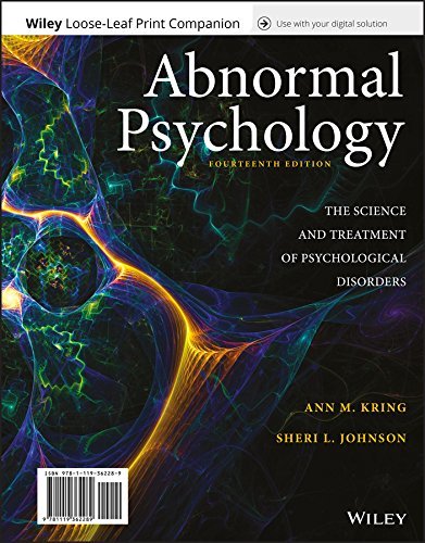 Abnormal Psychology: The Science and Treatment of Psychological ...