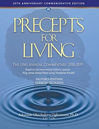 Precepts For Living: The UMI Annual Bible Commentary (Pastor's Edition ...