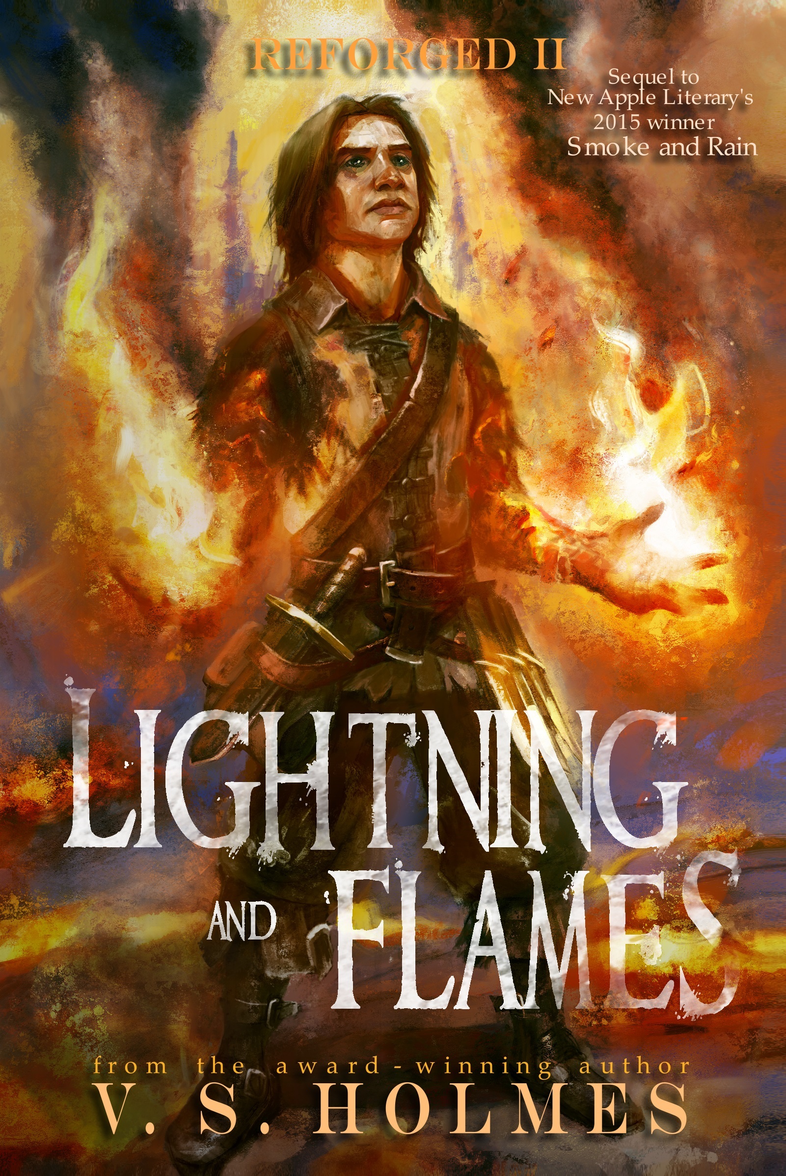 Lightning and Flames (Blood of Titans: Reforged, #2) by V.S. Holmes ...