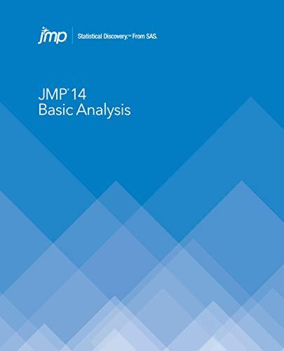JMP 14 Basic Analysis by SAS Institute | Goodreads