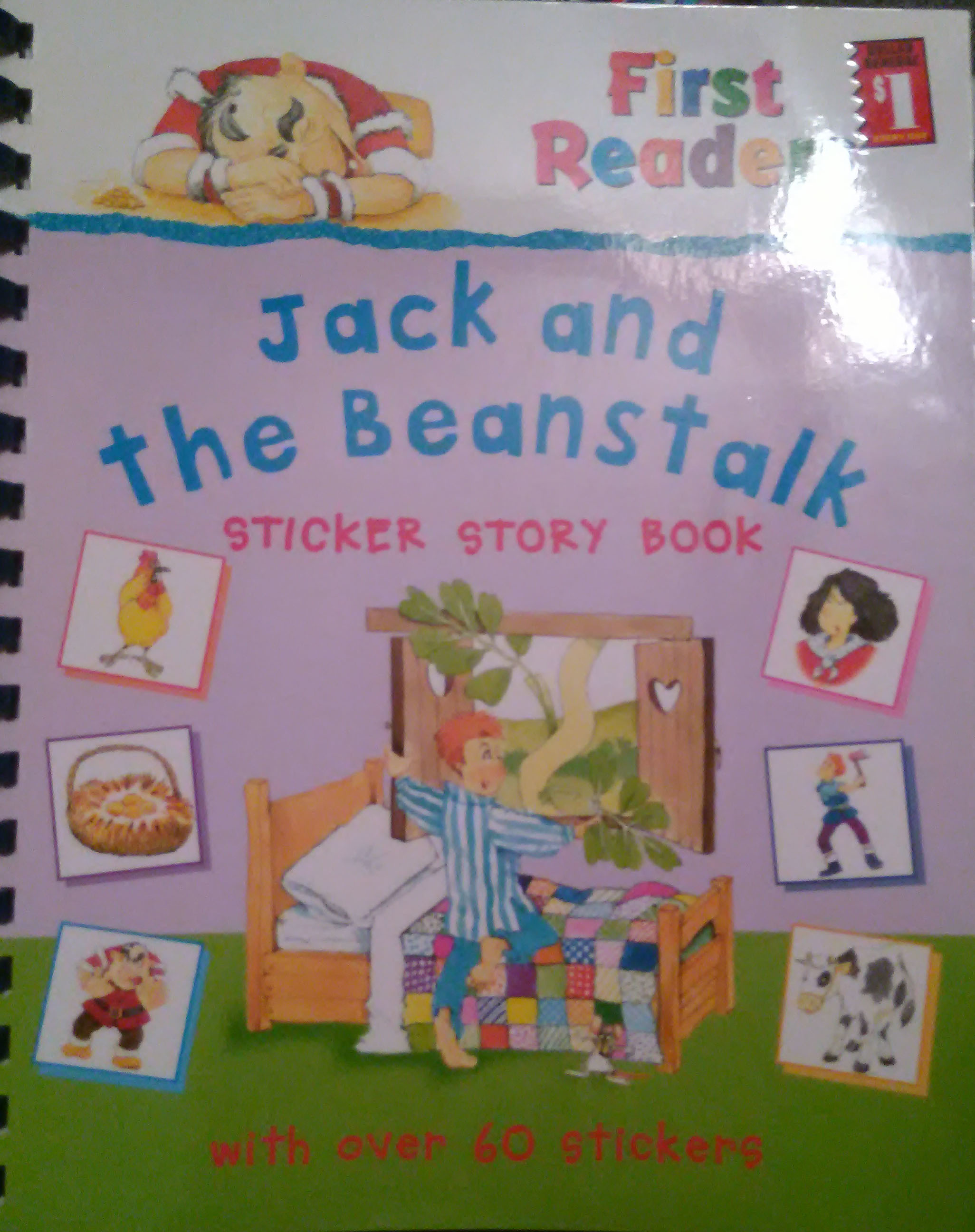First Readers Jack and the Beanstalk Sticker Story Book by Parragon ...