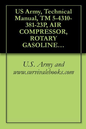 US Army, Technical Manual, TM 5-4310-381-23P, AIR COMPRESSOR, ROTARY ...