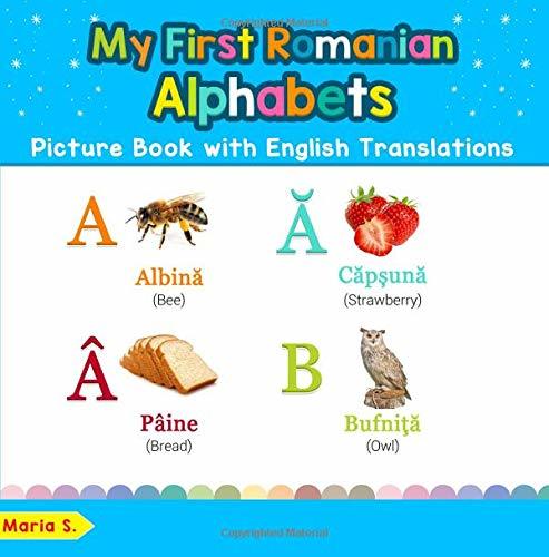 My First Romanian Alphabets Picture Book with English Translations ...