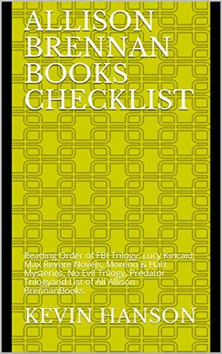 Allison Brennan Books Checklist: Reading Order of FBI Trilogy, Lucy ...