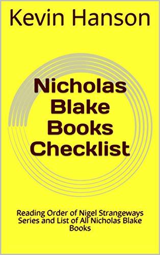 Nicholas Blake Books Checklist: Reading Order of Nigel Strangeways ...