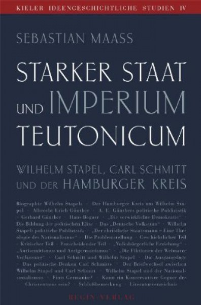Starker Staat und Imperium Teutonicum. ilhelm Stapel, Carl Schmitt und ...